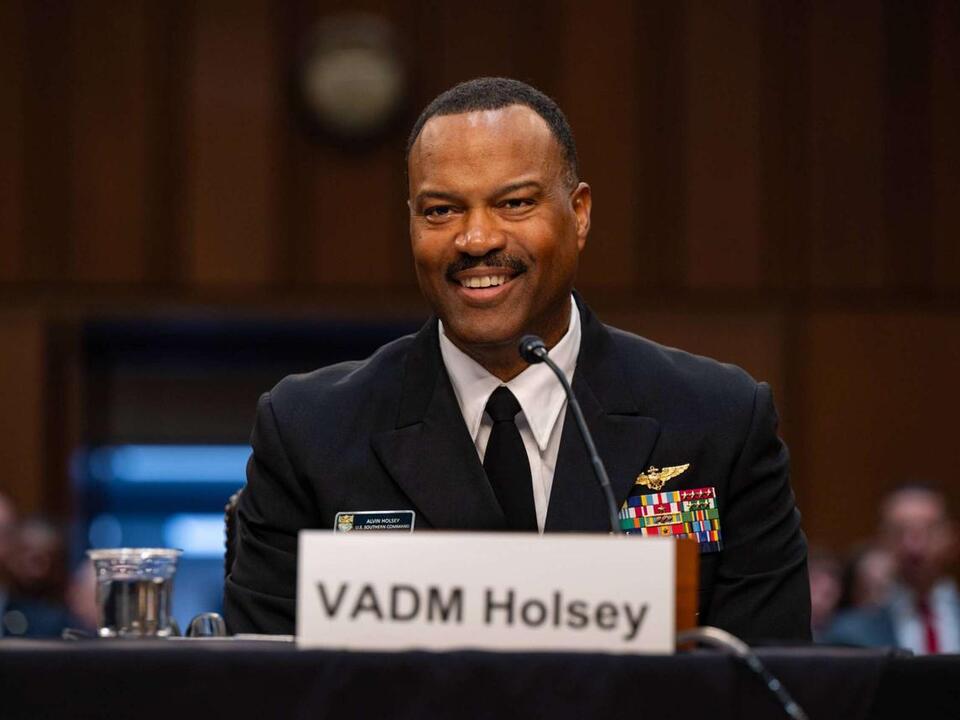Navy Admiral Alvin Holsey makes history at U.S. Southern Command