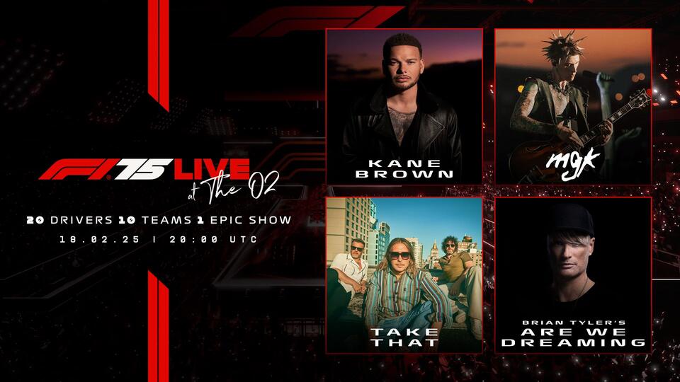 F1 75 Live at The O2 host and global music line-up announced - NewsBreak