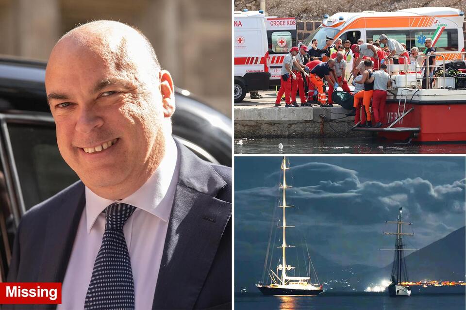 Tech tycoon Mike Lynch, teen daughter among missing after deadly tornado sinks massive yacht ...