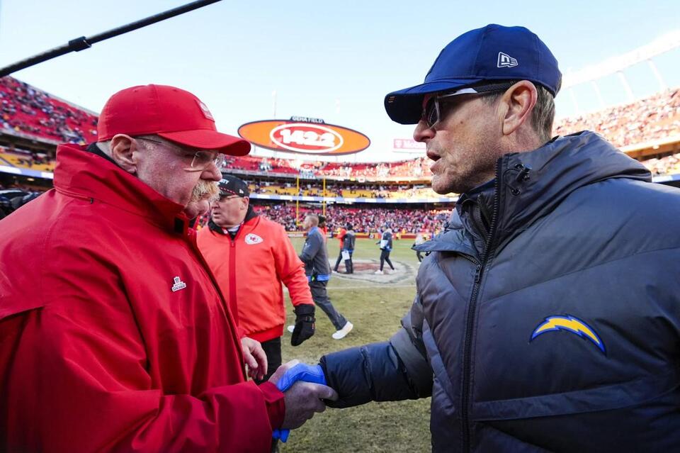 Chargers HC Jim Harbaugh Reveals Reason Behind Firing OC Greg Roman ...