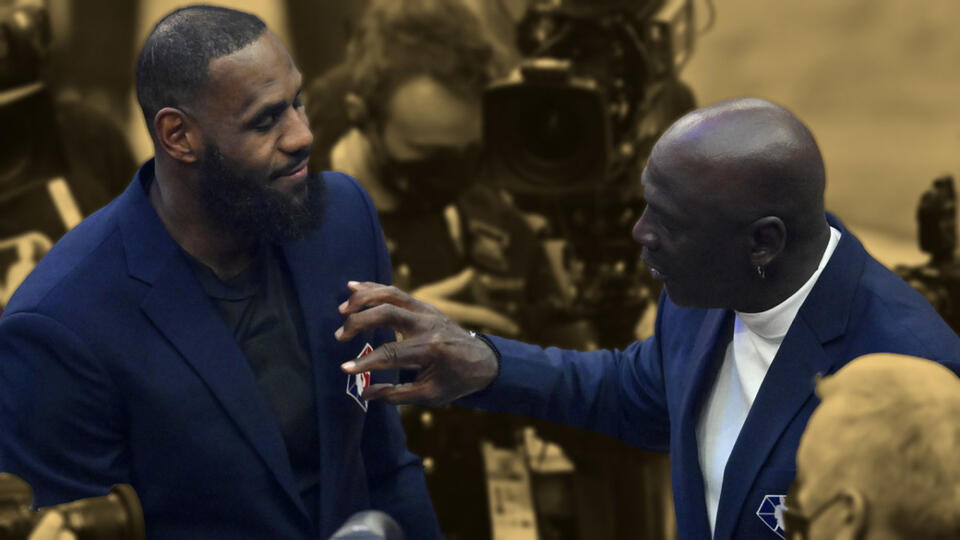 Comedian Ryan Davis picks the GOAT between LeBron James and Michael ...