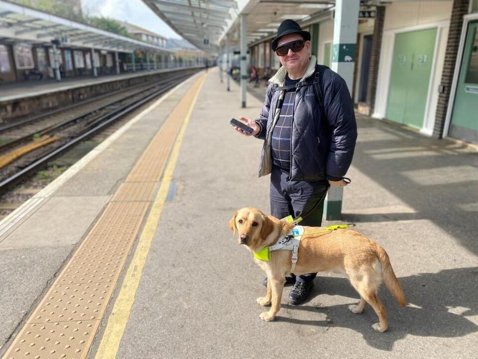 ‘Anxious and unsafe’: Half of blind people fear being stranded at train ...