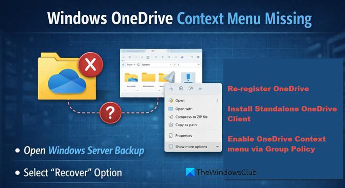 Windows 11 OneDrive context menu missing [Fix] - NewsBreak
