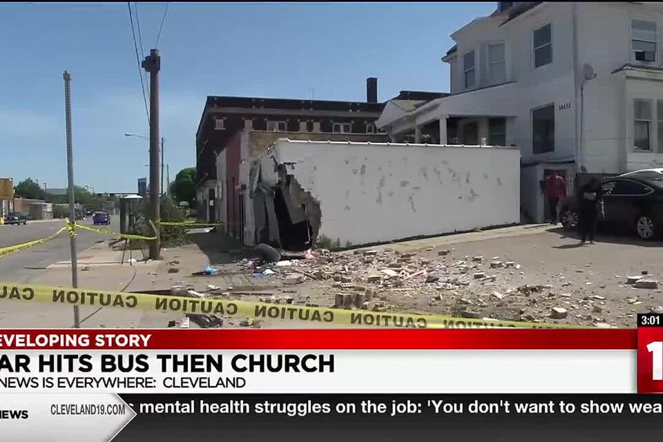 Multiple hurt, church damaged in East Cleveland crash involving RTA bus ...