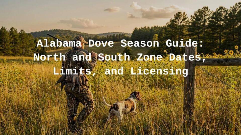 Alabama Dove Season Guide: North and South Zone Dates, Limits, and ...