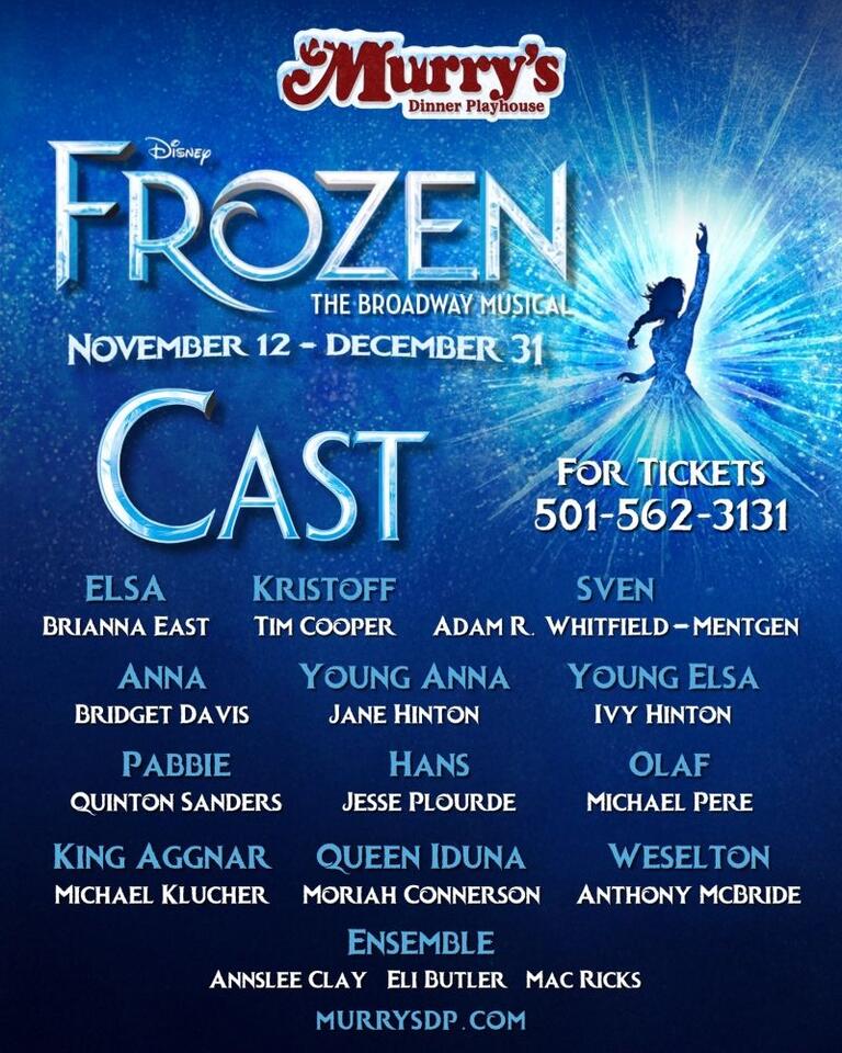 Review: DISNEY'S FROZEN: THE BROADWAY MUSICAL at Murry's Dinner ...