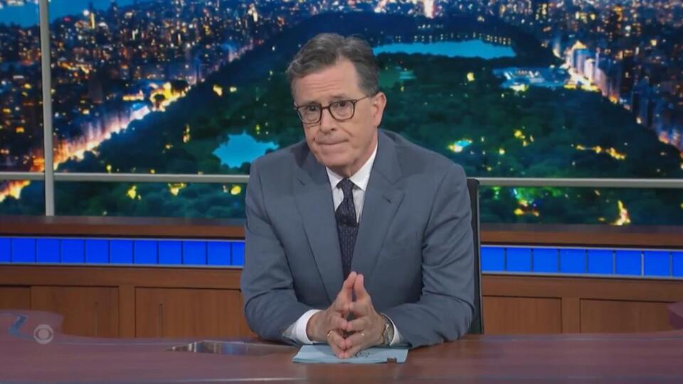 Stephen Colbert Condemns Charlie Kirk Shooting in Somber Show Opening ...
