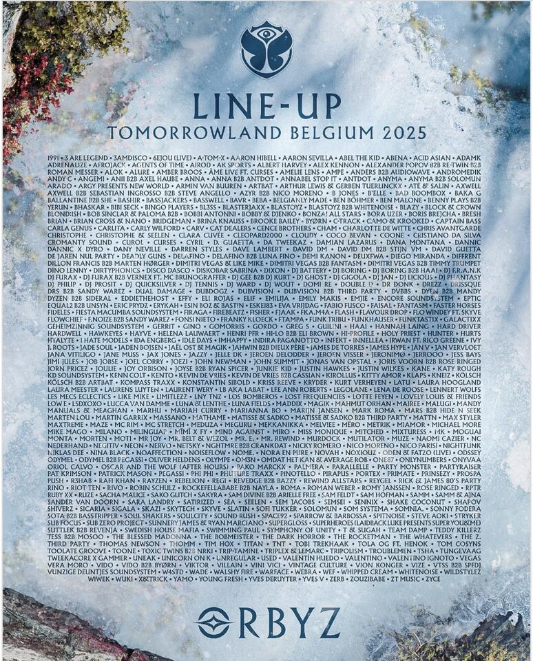 Tomorrowland unveils striking 2025 lineup featuring exclusive b2b sets ...