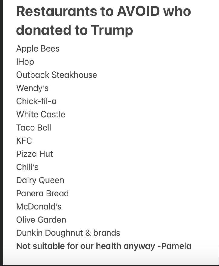 Fact Check: Wendy's, Olive Garden, Other Restaurant Companies Did NOT ...