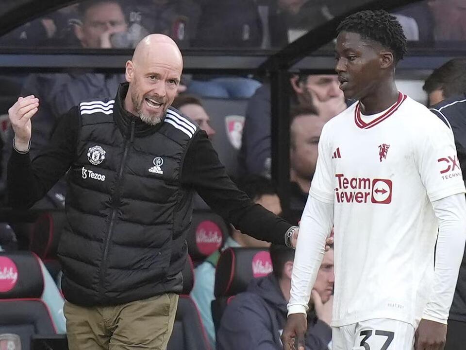 Kobbie Mainoo pleased to have ‘peace of mind’ over future of Erik ten Hag
