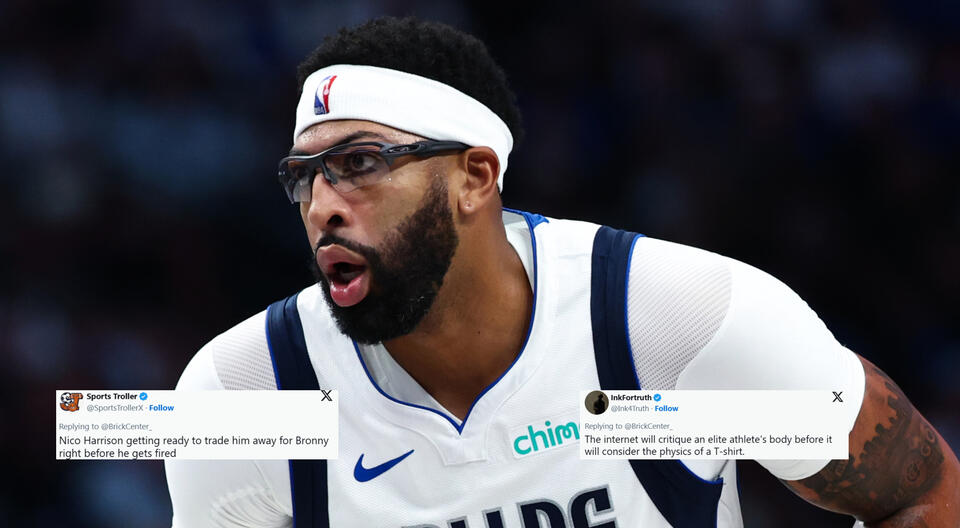 Mavericks Star Anthony Davis’ Bulky Look Goes Viral As Fans Blame Texas ...