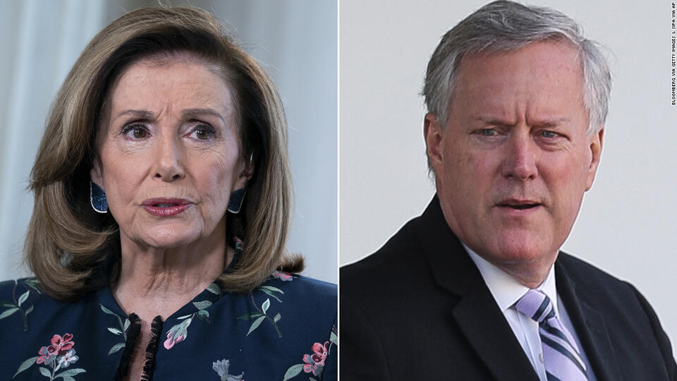 (CNN) — House Speaker Nancy Pelosi and White House chief of staff ...