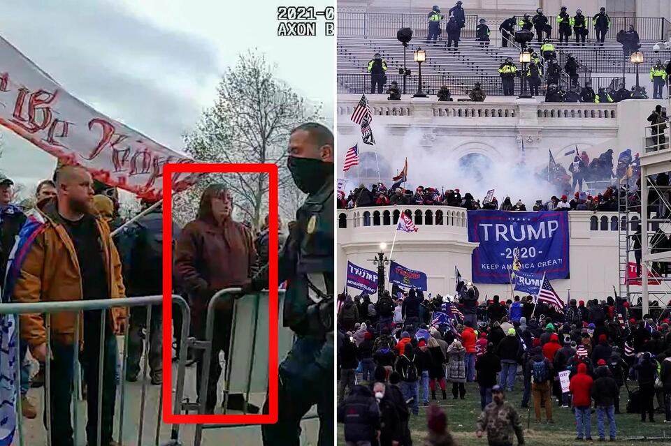 Capitol rioter Patrick McCaughey, who crushed officer with shield, gets ...