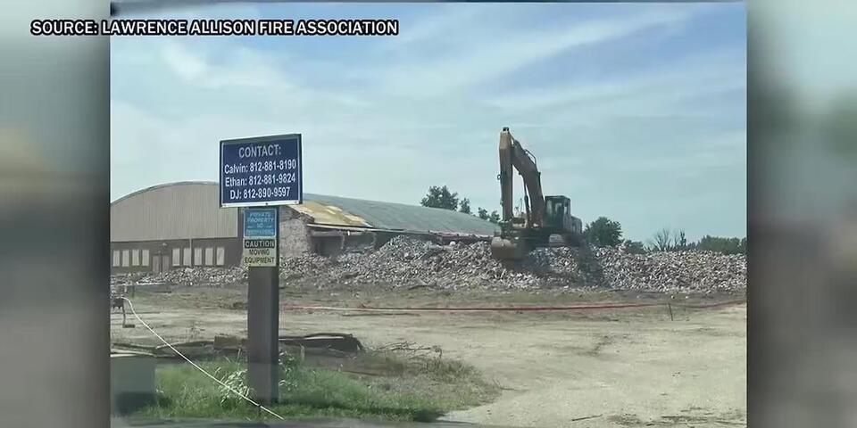 Old Decker School torn down after massive fire - NewsBreak