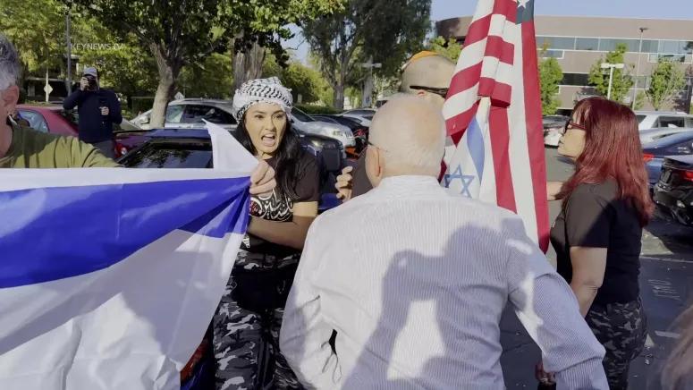 Dueling Israel, Palestine Rallies Result in Skirmishes in Santa Clarita ...