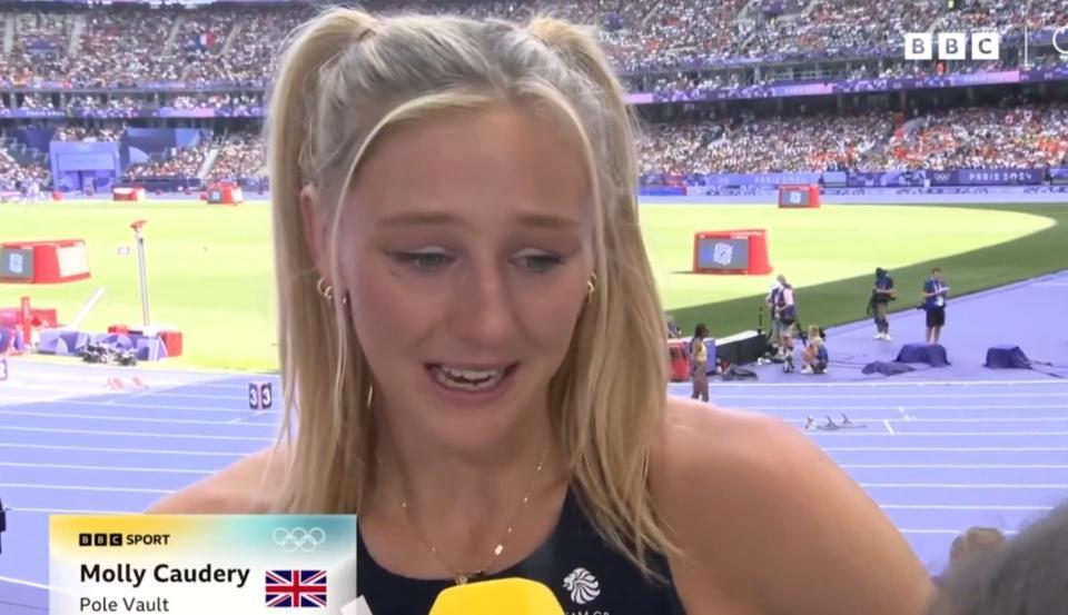 ‘Heartbroken’ Team GB star Molly Caudery breaks down in tears after shock Olympics 2024 exit ...