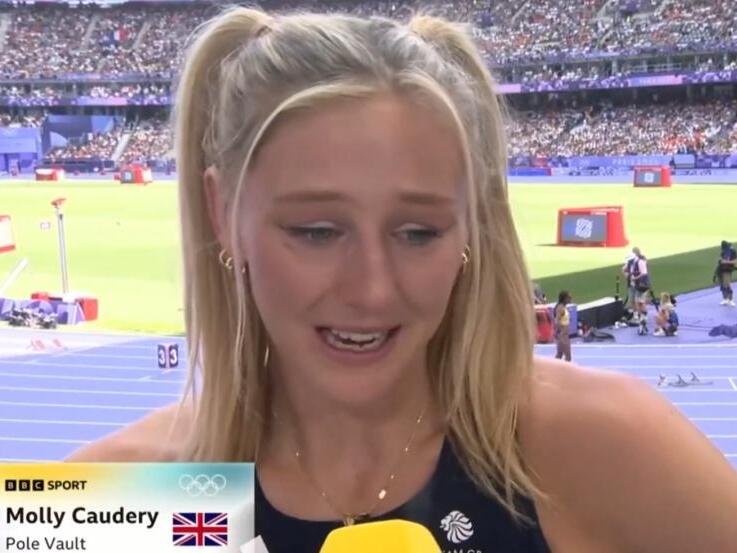 ‘Heartbroken’ Team GB star Molly Caudery breaks down in tears after ...