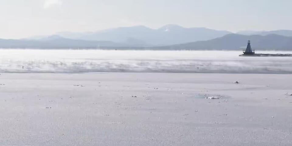 Partially frozen Lake Champlain draws winter recreation enthusiasts ...