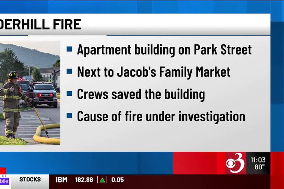 Apartment building catches fire in Underhill - NewsBreak