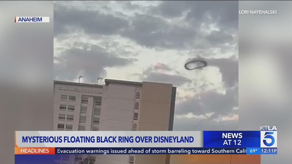 Mysterious black ring spotted over Disneyland - NewsBreak