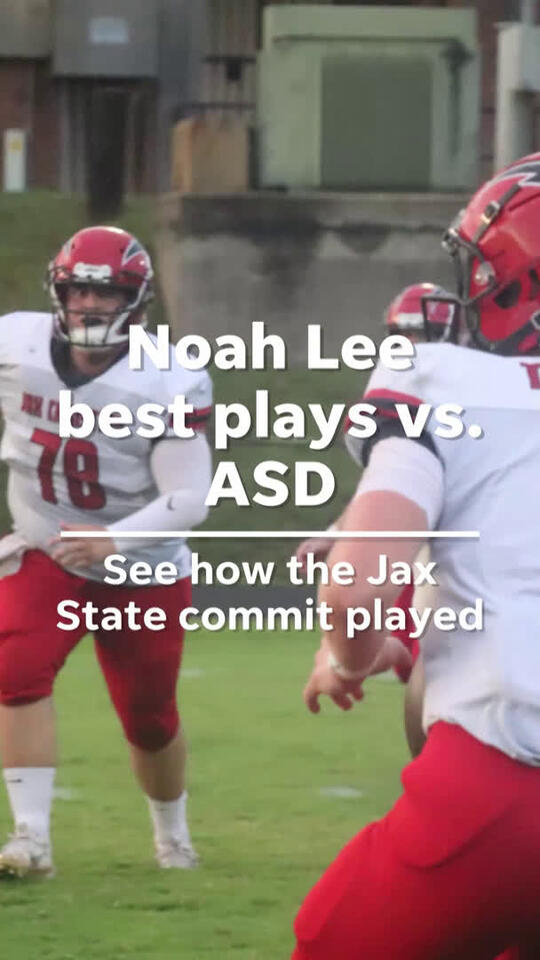 Jacksonville State football commit Noah Lee's best plays vs. ASD to ...