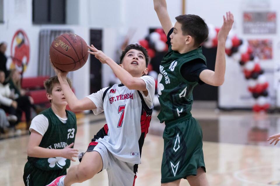 CYO basketball players compete at St. Teresa’s Wednesday evening (96 ...