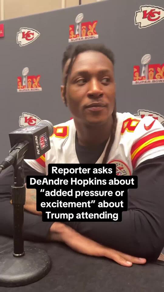 DeAndre Hopkins shares his thoughts on Trump possibly attending the ...
