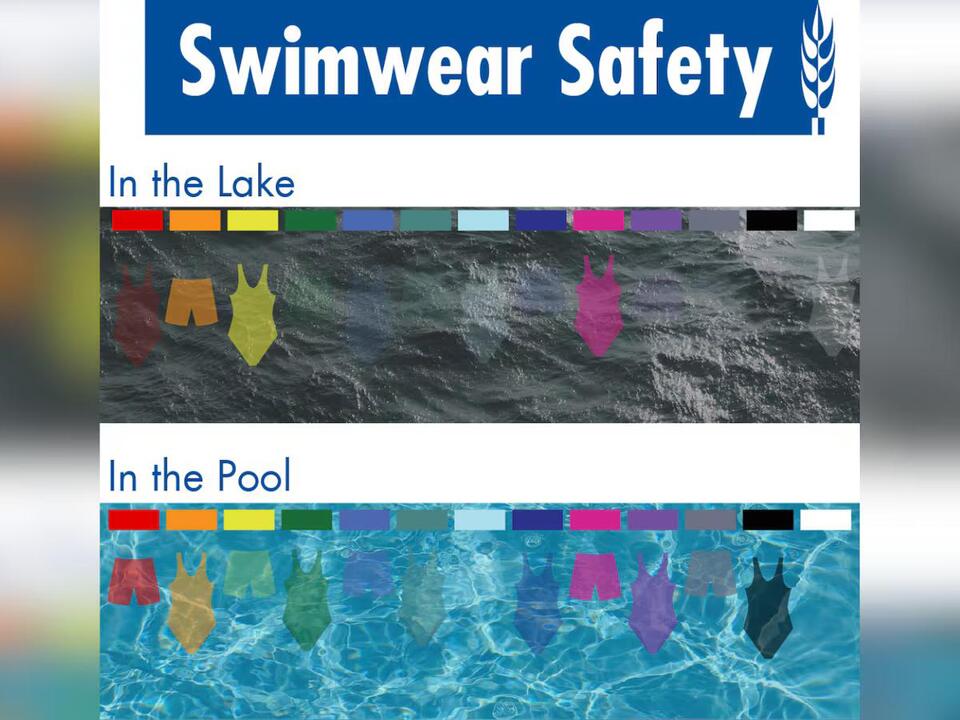 Water safety tips: What is the best color swimsuit for your child to wear?