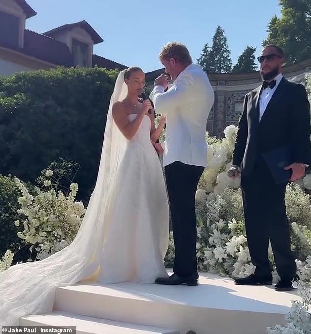 Logan Paul and Nina Agdal get married in a lavish ceremony in Lake Como ...