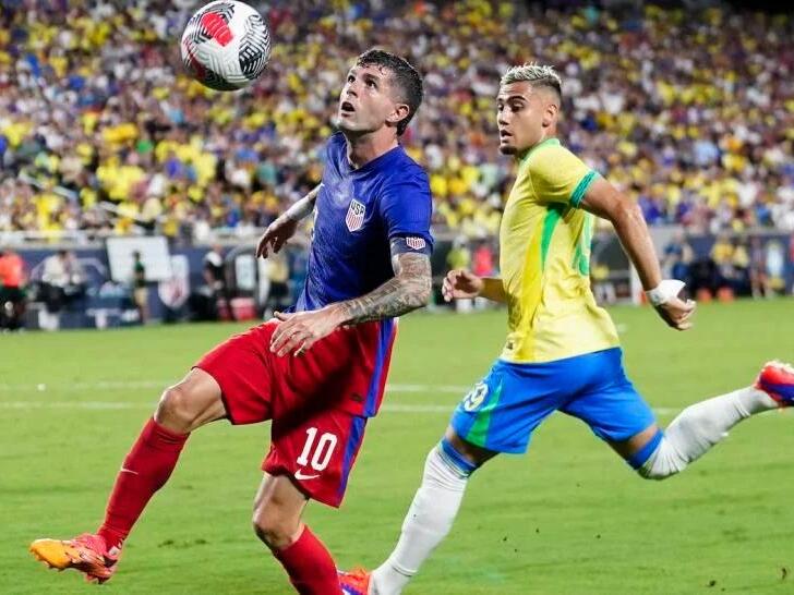 USMNT vs. Brazil score: Christian Pulisic nets equalizer as USA hold ...