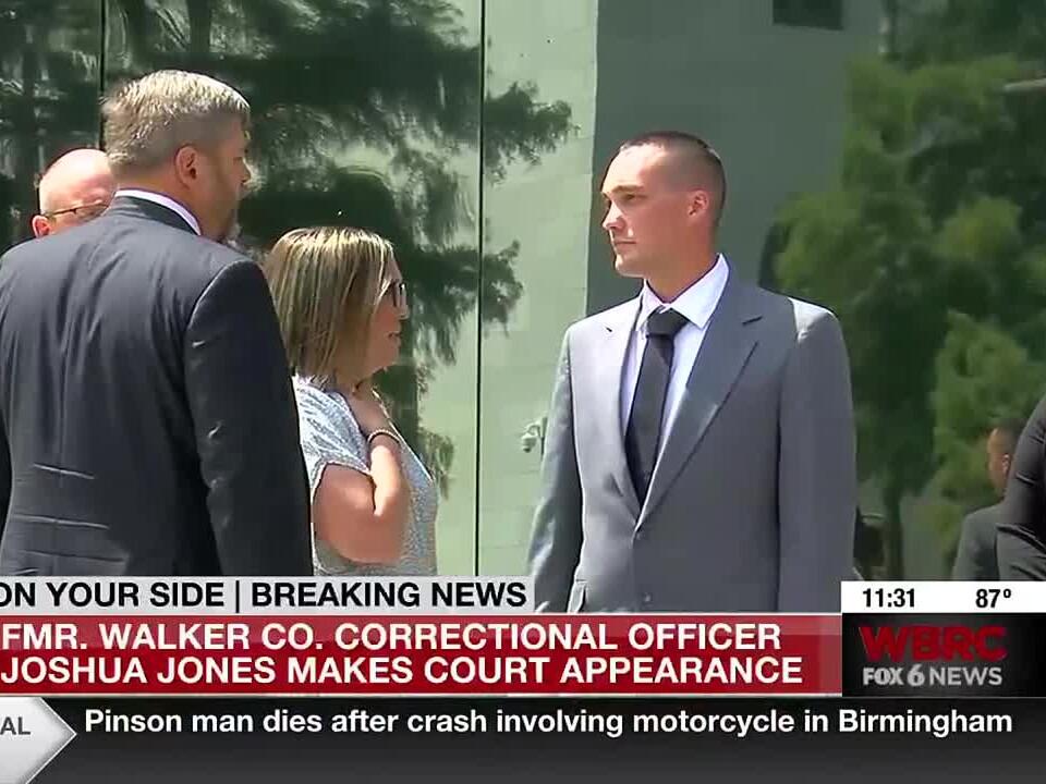 Former Walker Co. correctional officer Joshua Jones makes court appearance