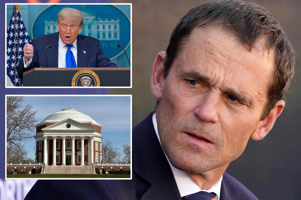 University of Virginia president James Ryan resigns in wake of Trump ...