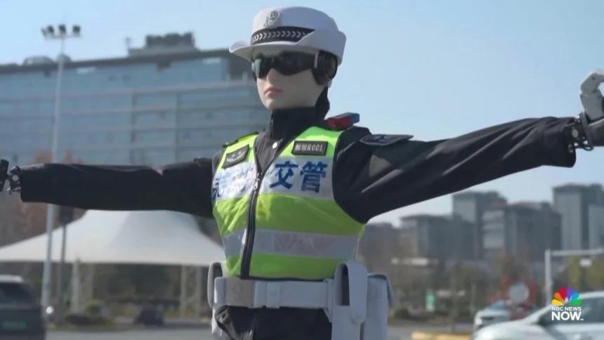 China rolls out robot cops in cities to push humanoid robots in daily ...