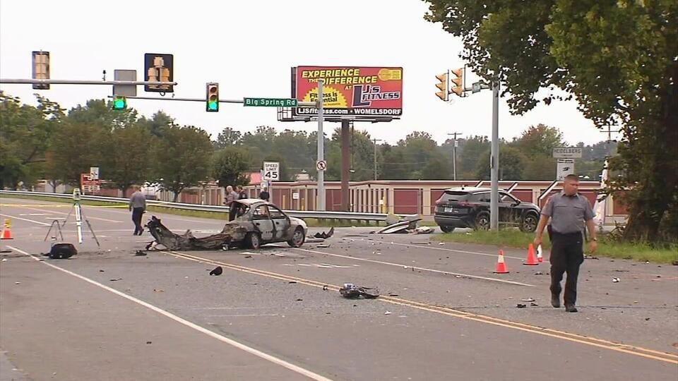 Coroner ID's man killed in Fiery crash near Berks high school - NewsBreak