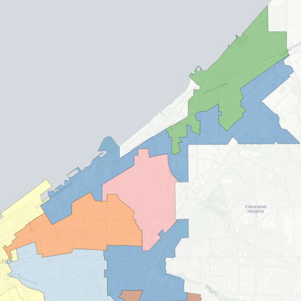 Compare Cleveland’s old and proposed new City Council ward maps