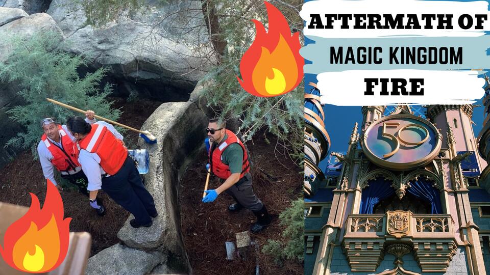 Aftermath & Clean Up Of Disney's Magic Kingdom Fire - NewsBreak