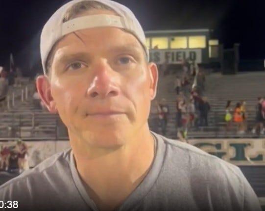 Dover football head coach Matt Rees talks winning OHSAA Week 1 game at ...