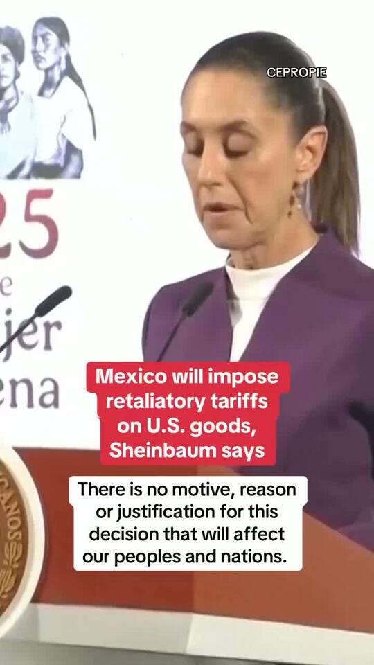 🚨 Trade War Escalates: Mexico Retaliates Against U.S. TariffsMexican ...