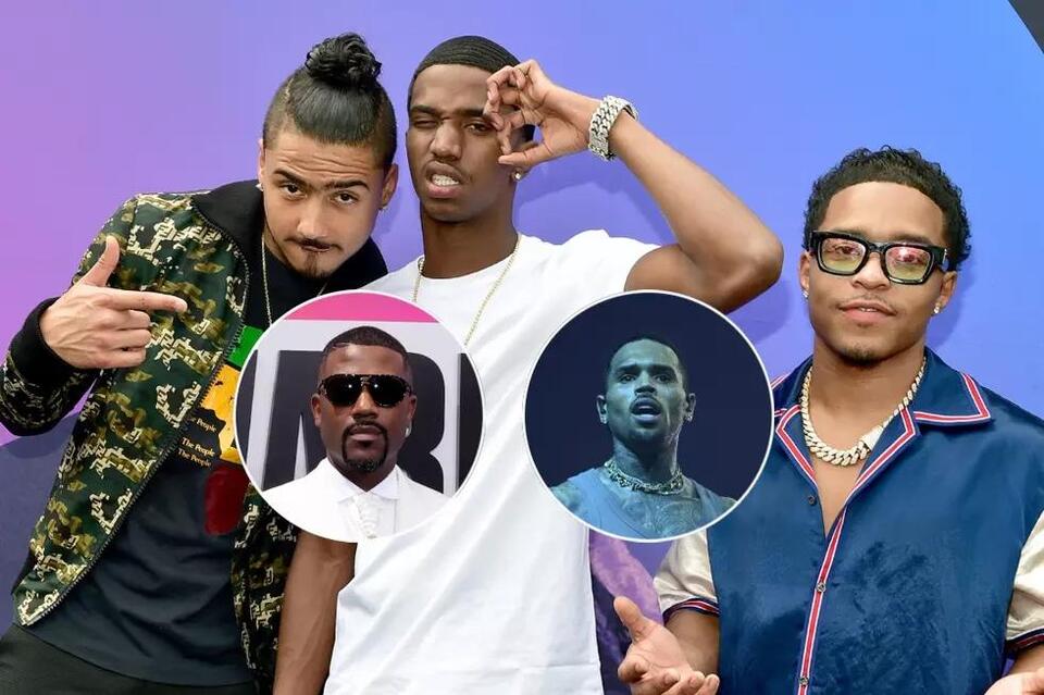 Diddy’s Sons Get in Heated Confrontation With Ray J, Chris Brown Steps ...