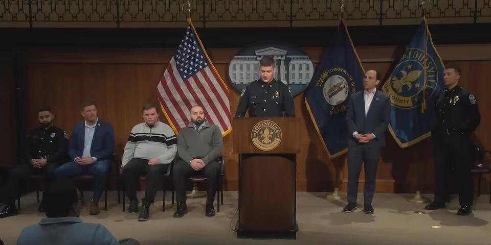 Louisville officers shot in the line of duty honored in Mayor’s ...