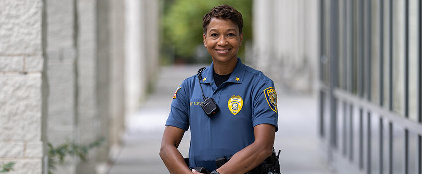 Longtime Officer Tracy Stuart Sworn In as New Police Chief - NewsBreak