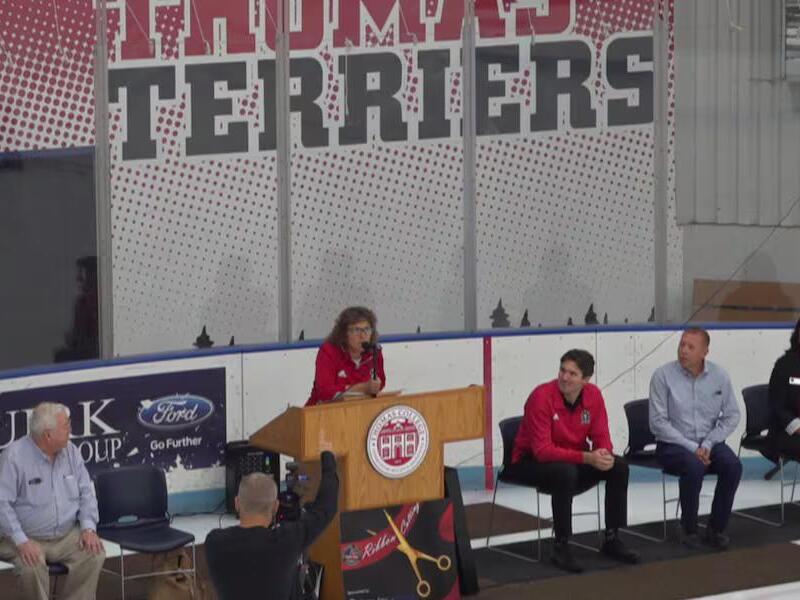 Renamed Thomas College Ice Vault unveiled