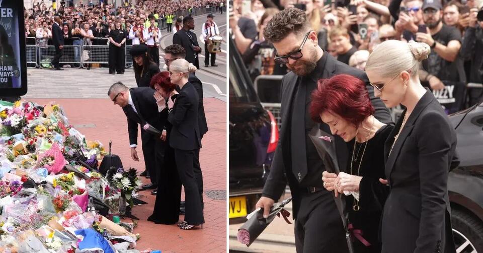 Sharon Osbourne Breaks Down in Tears During Ozzy Osbourne's Funeral ...