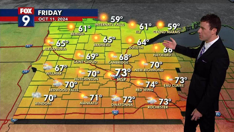 MN weather: Pleasant, fairly sunny day Friday - NewsBreak