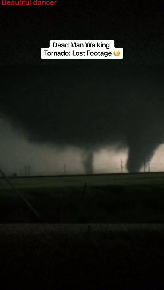 A deadman walking tornado is a multi vortex tornado that looks like a ...