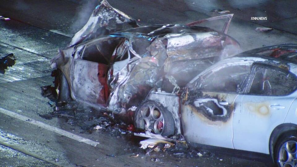 2 Killed in Fiery 405 Freeway Crash in West Los Angeles - NewsBreak