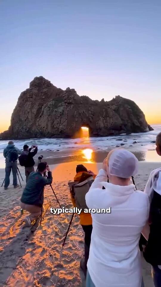 Have you heard of the Keyhole Arch at Pfeiffer Beach, California ...