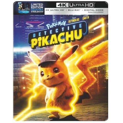 Pokemon Detective Pikachu 4K Steelbook Preorders Are Cheap At Amazon ...