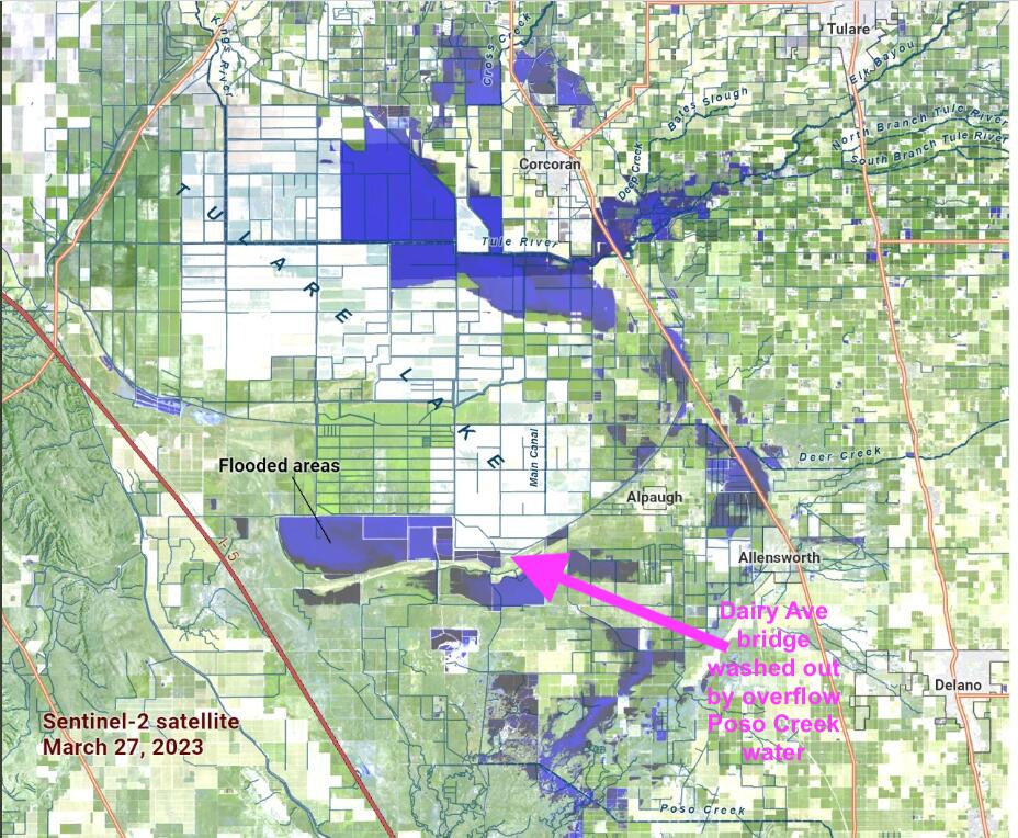 Poso Creek water ends standoff with powerful the J.G. Boswell when it ...