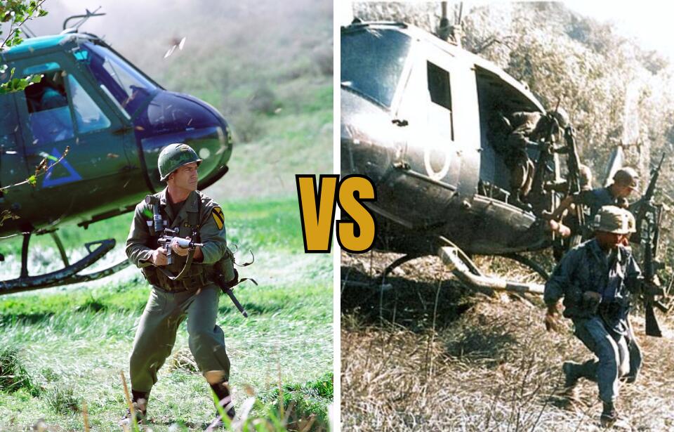 Filmmakers intentionally changed the ending of the Battle of Ia Drang ...